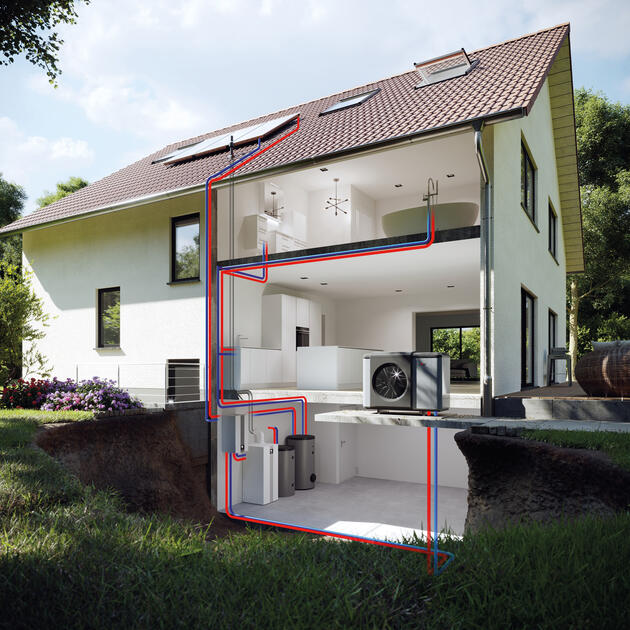 Gas hybrid heating | WOLF Heating, air conditioning, ventilation